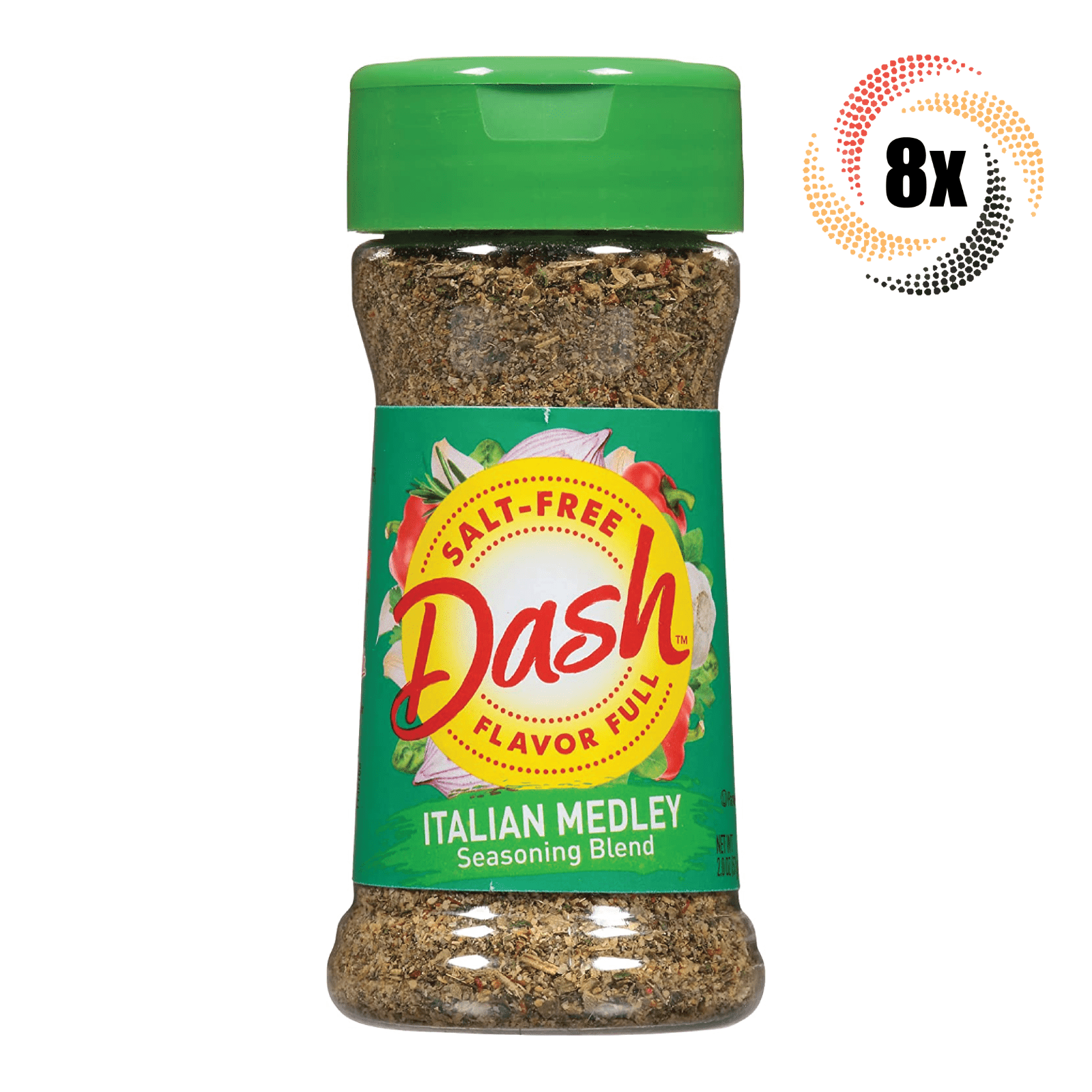 8x Shakers Mrs Dash Flavor Full Salt Free Italian Medley Seasoning ...