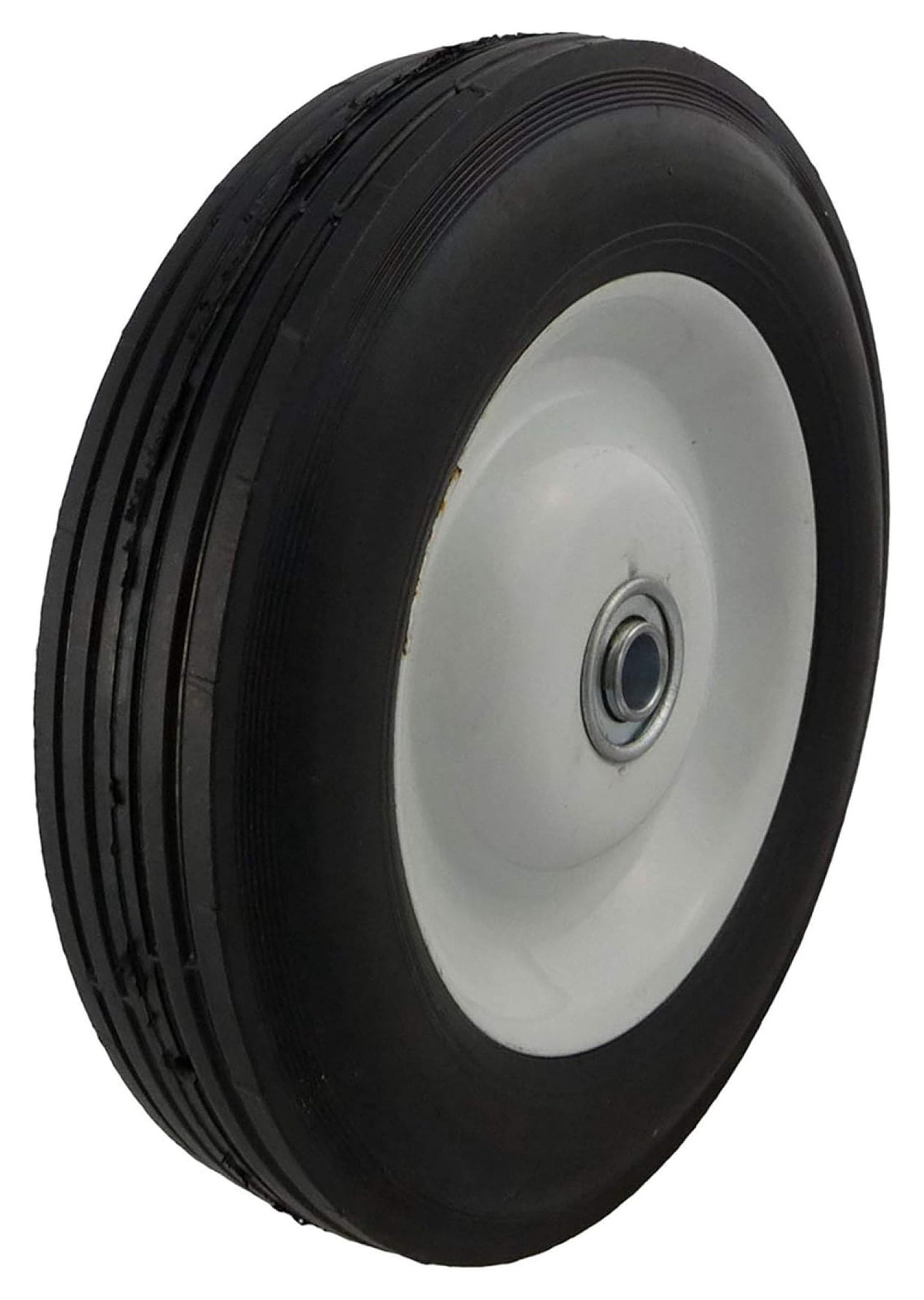 8x1.75" Semi-Pneumatic Tire on Wheel with Centered Hub - Walmart.com