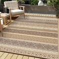 8x1 Outdoor Rug Waterproof Plastic Straw Rugs Reversible Outdoor Patio ...