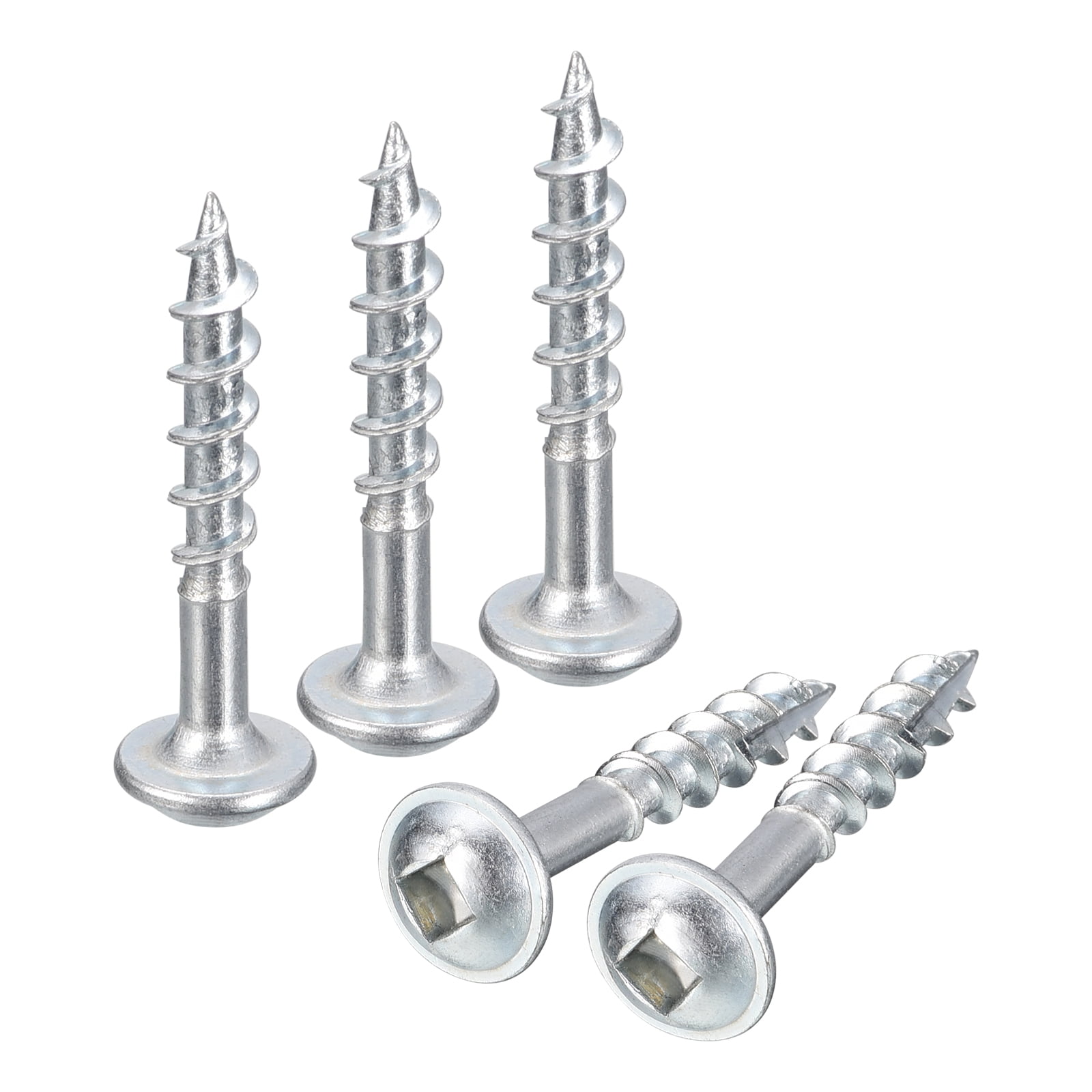 #8x1" Pocket Hole Screws, 50 Pack Square Drive Self Tapping Wood Screws ...