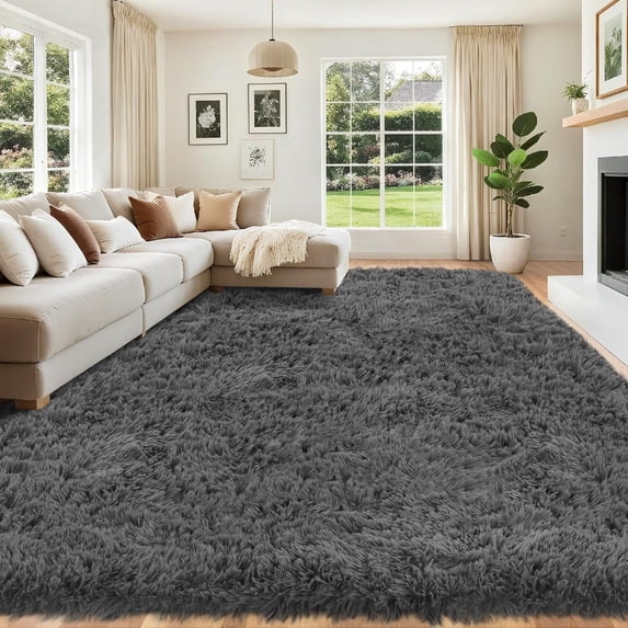 8x10 Area Rug for Living Room: Ultra Soft Rug Modern Large Thicked Shag ...