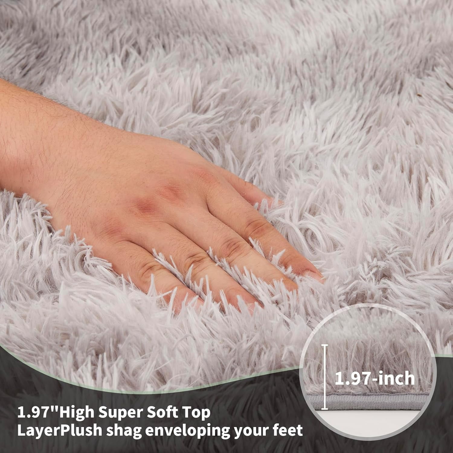 8x10 Area Rugs for Bedroom, Fluffy Rugs for Living Room, Large Area Rug ...