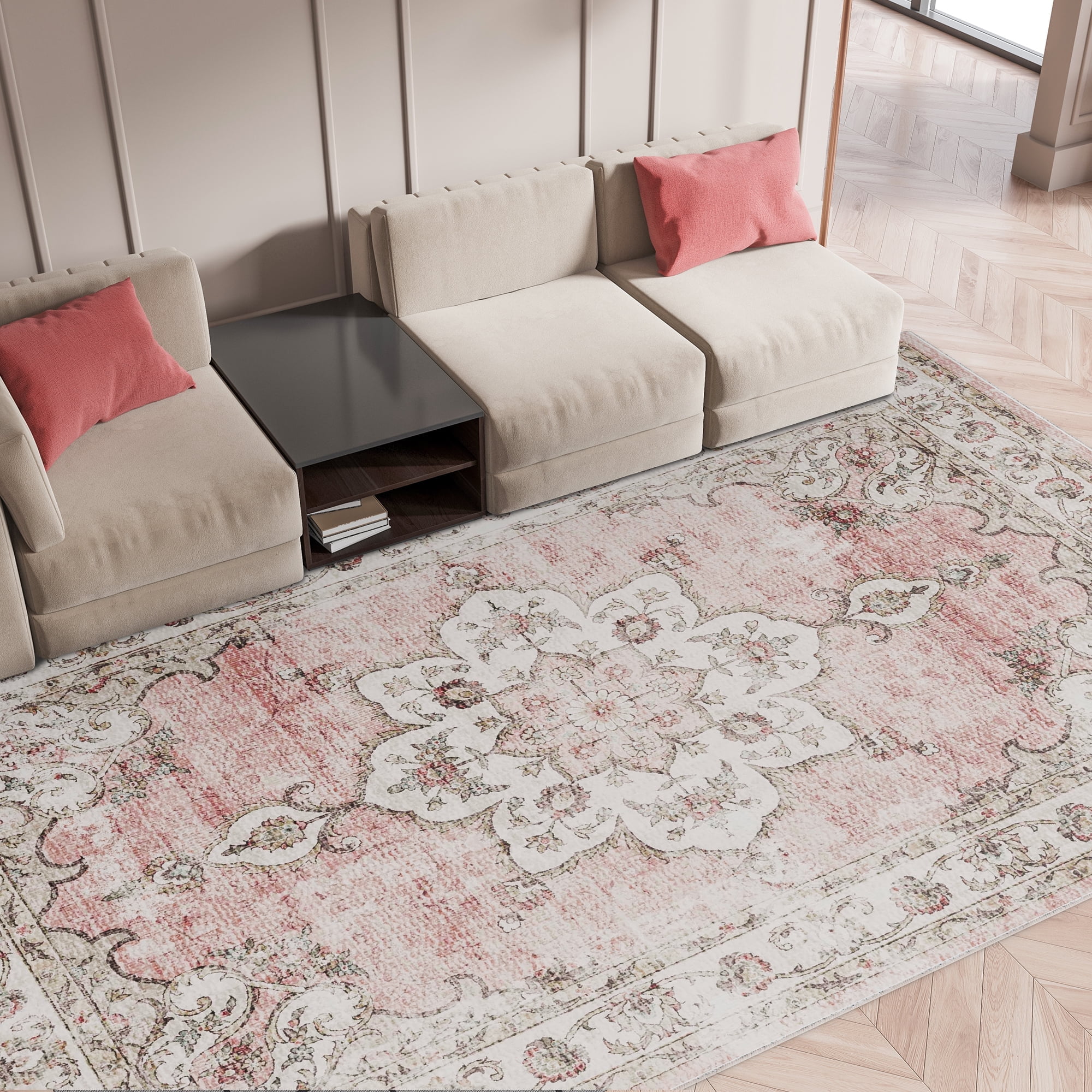 8x10 Area Rugs Boho Vintage Design for Living Room, Bedroom, Kitchen ...