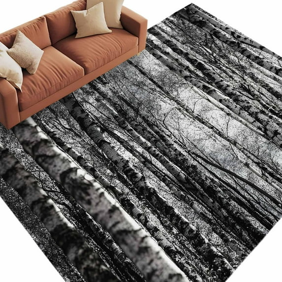 8x10 Area Rugs for Living Room, Black Truck Non Slip Area Rugs for ...