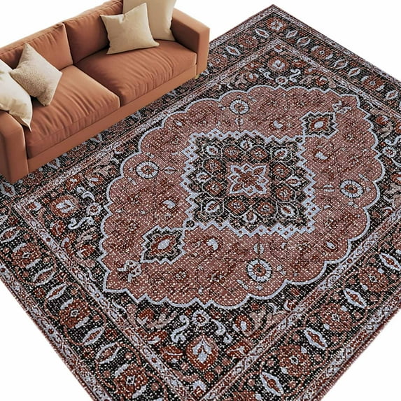 8x10 Area Rugs for Living Room, Boho Southwest Non Slip Area Rugs for ...