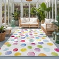 8x10 Area Rugs for Living Room, Rainbow Non-Slip Area Rugs for Living ...