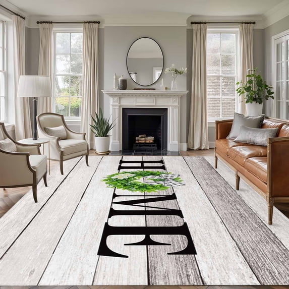 8x10 Area Rugs for Living Room, Rustic Non Slip Area Rugs for Kitchen ...