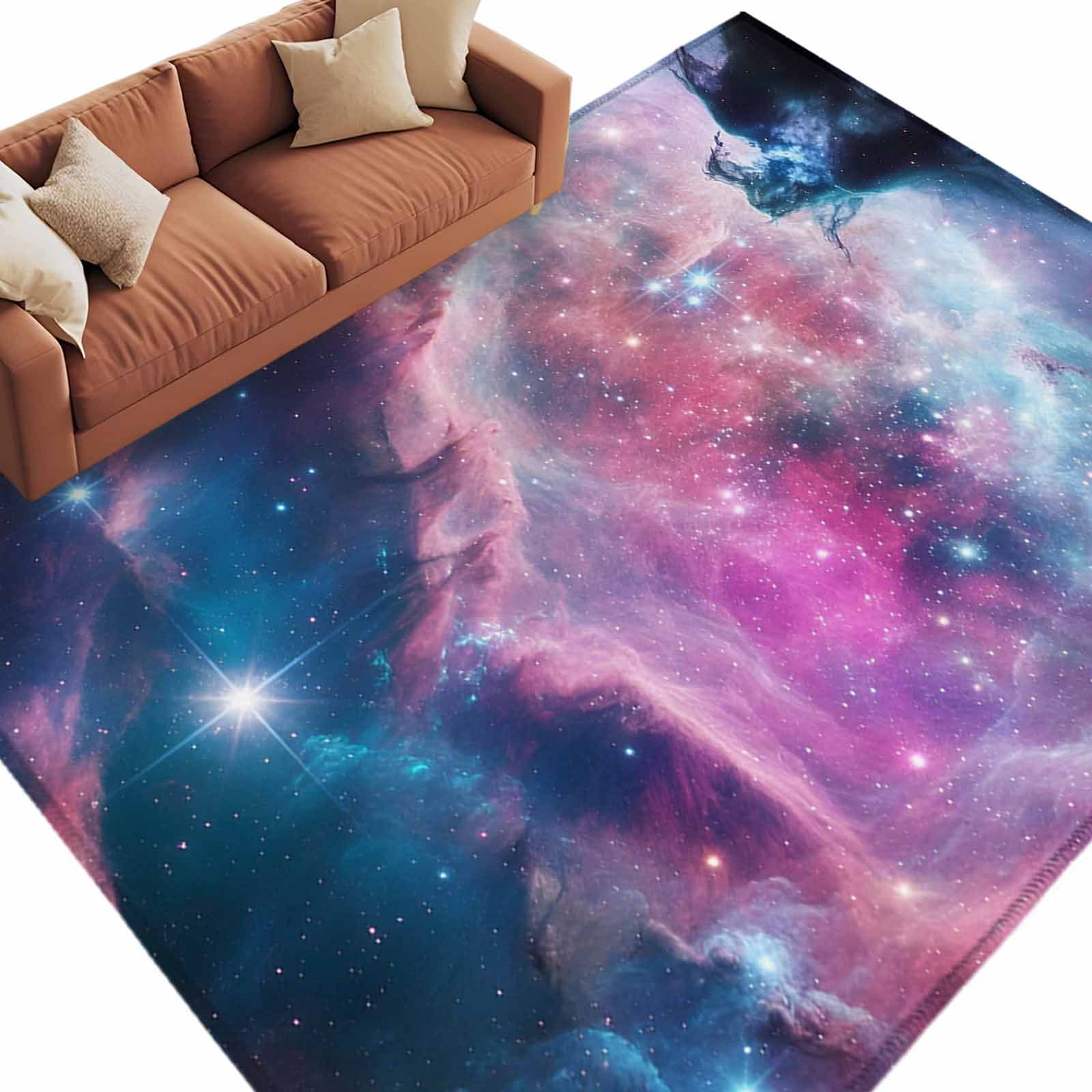8x10 Area Rugs for Living Room, Star Sky Non Slip Area Rugs for Kitchen ...