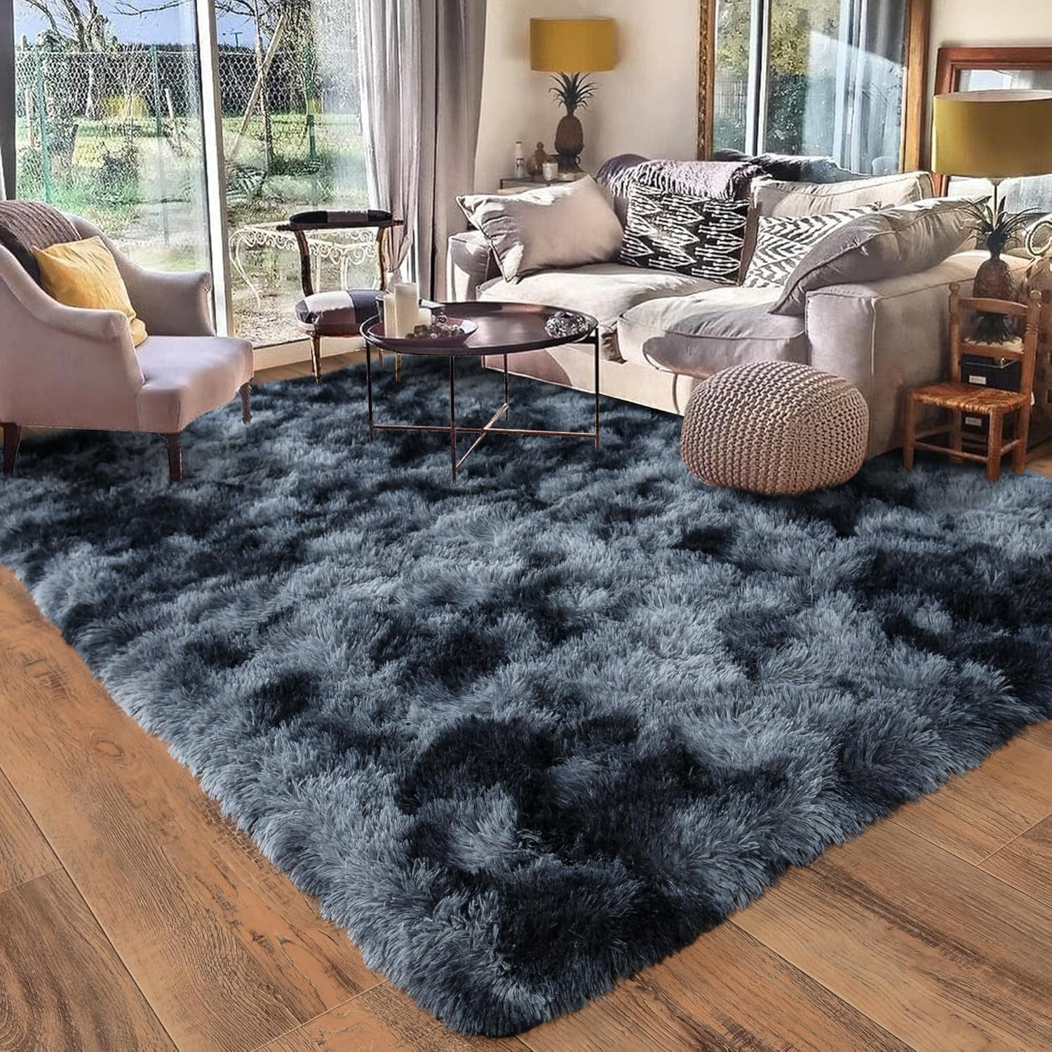 8x10 Area Rugs for Living Room, Ultra Soft Large Shag Living Room Rug ...