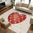 8x10 Area Rugs, Valentine's Day Non-Skid Rubber Backing Large Rectangle ...