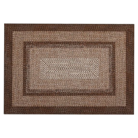8x10 Boho Washable Runner Rug, Non Slip Low Pile Mat, Stain & Shed ...