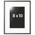 8x10 Frame Black, Metal Photo Frame with Removable 5x7 Mat, Wall ...