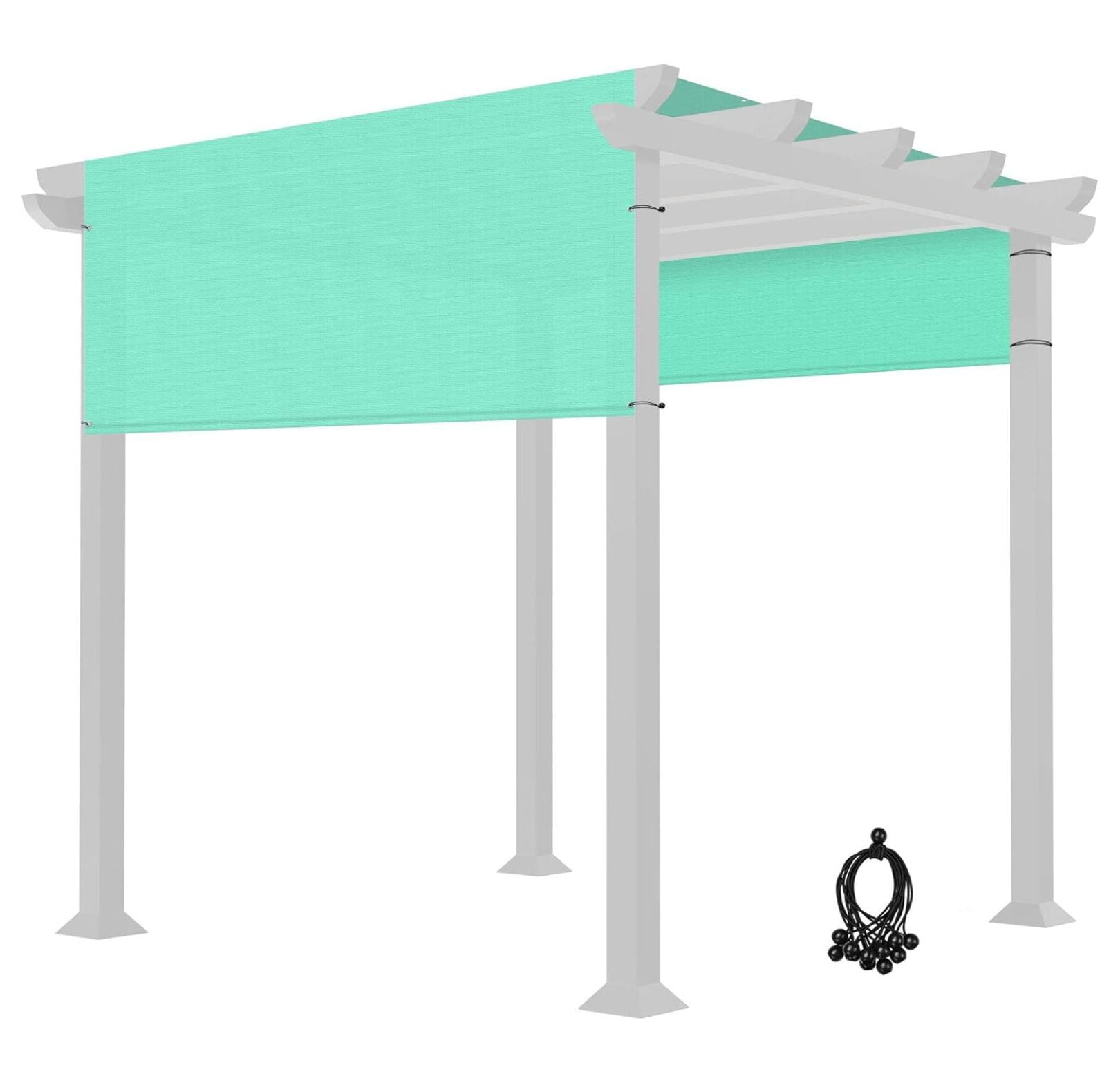 8x10 Ft Universal Pergola Canopy Replacement Cover with Rod Pocket for ...