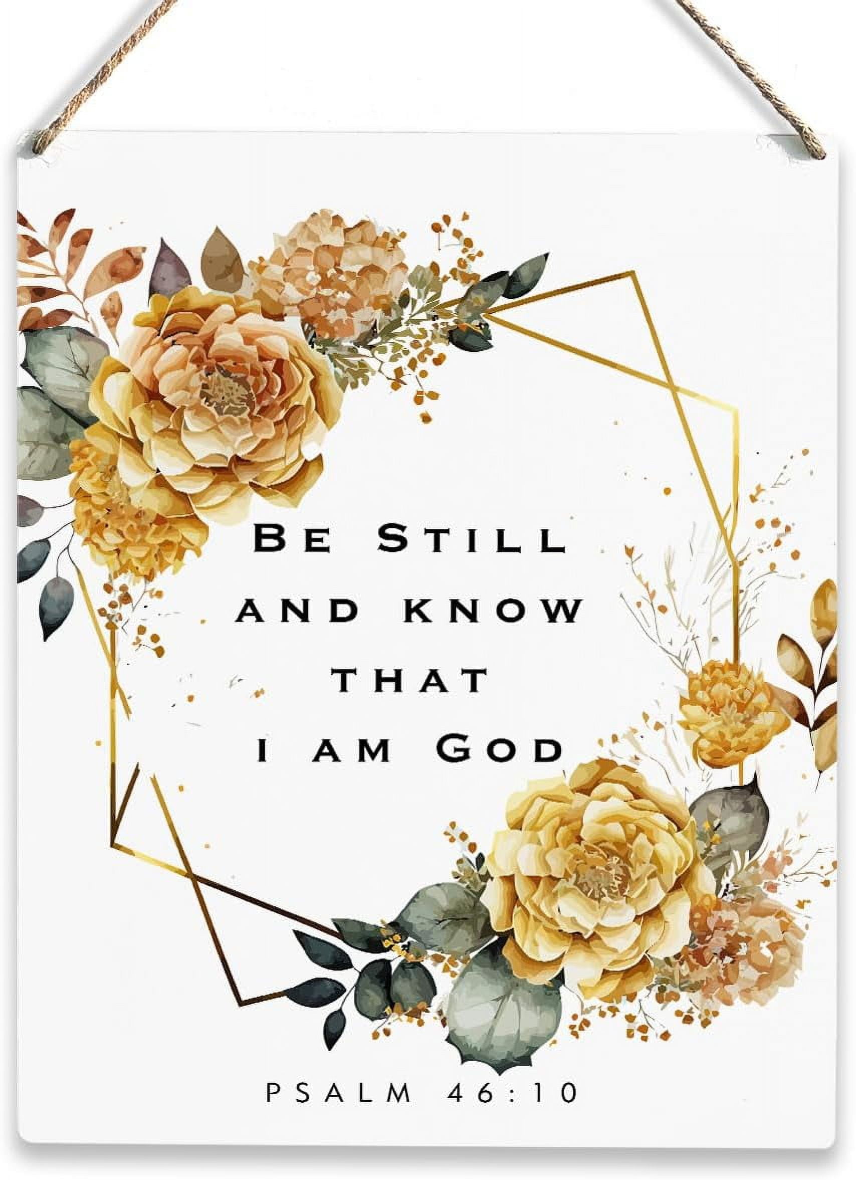 8x10 Inch Christian Inspirational Quotes Wall Art Motivation Rustic ...