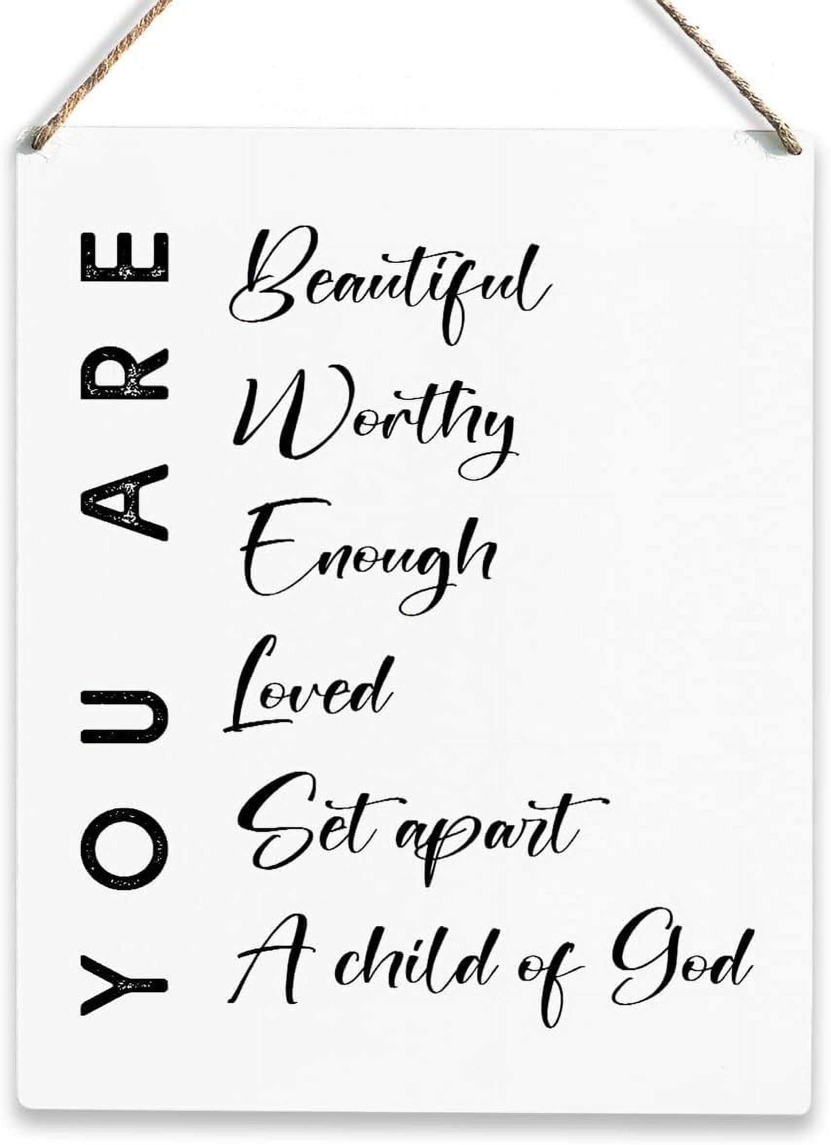 8x10 Inch Christian Inspirational Quotes Wall Decor Motivation Rustic ...