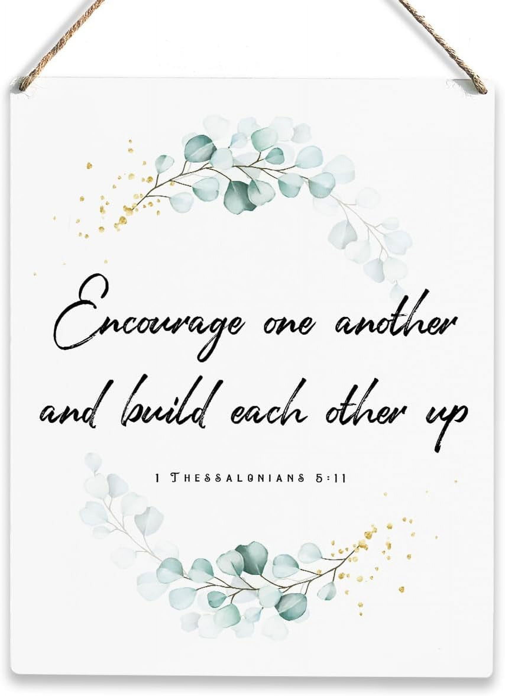 8x10 Inch Christian Inspirational Quotes Wall Decor Motivation Rustic ...