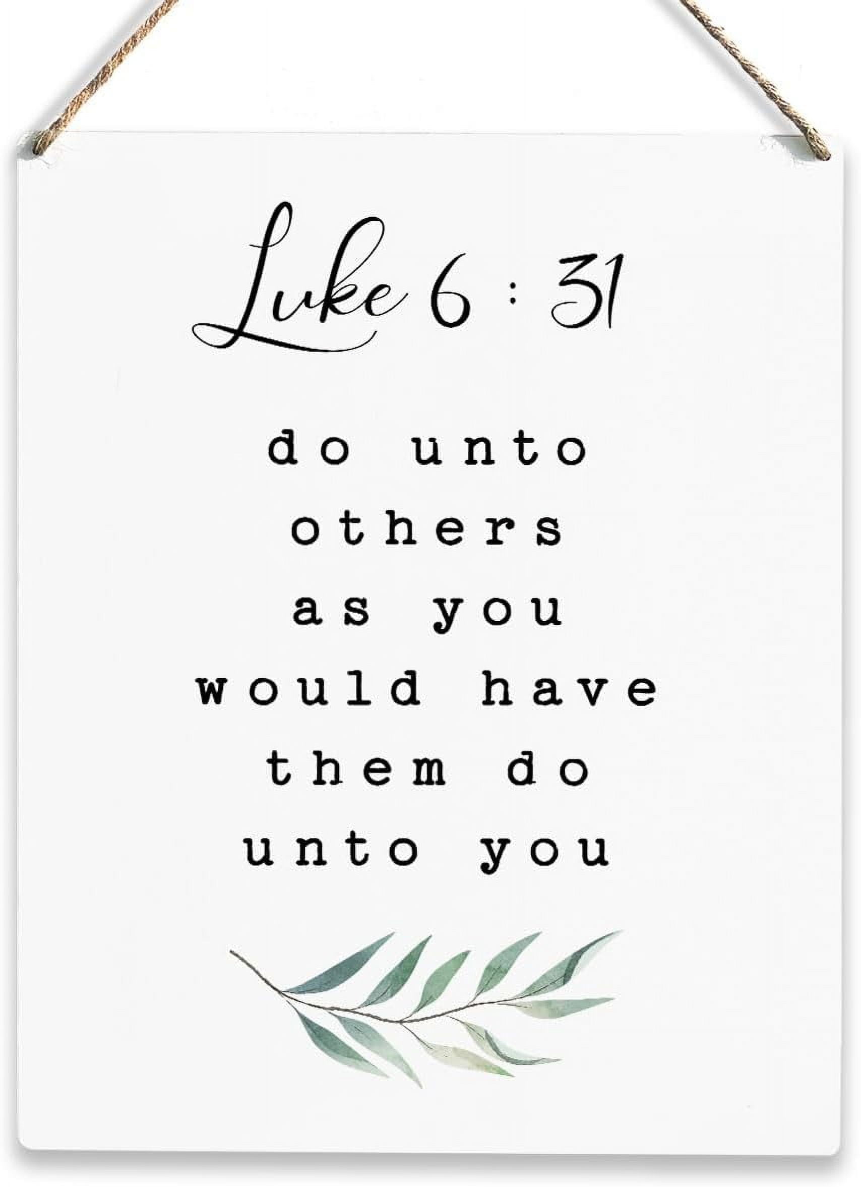 8x10 Inch Christian Inspirational Quotes Wall Decor Motivation Rustic ...