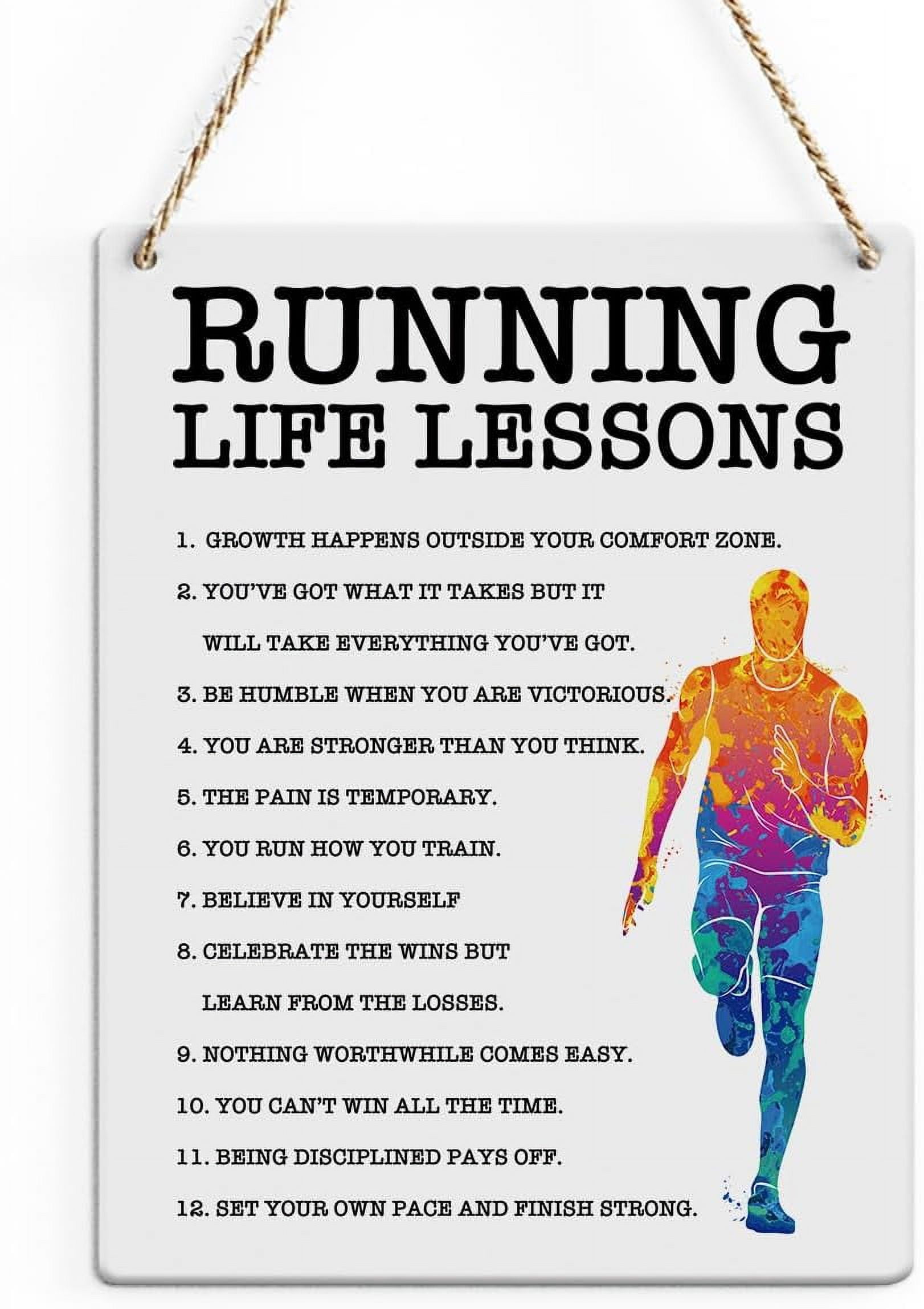 8x10 Inch Running Gifts Inspirational Quotes Cross Country Running ...