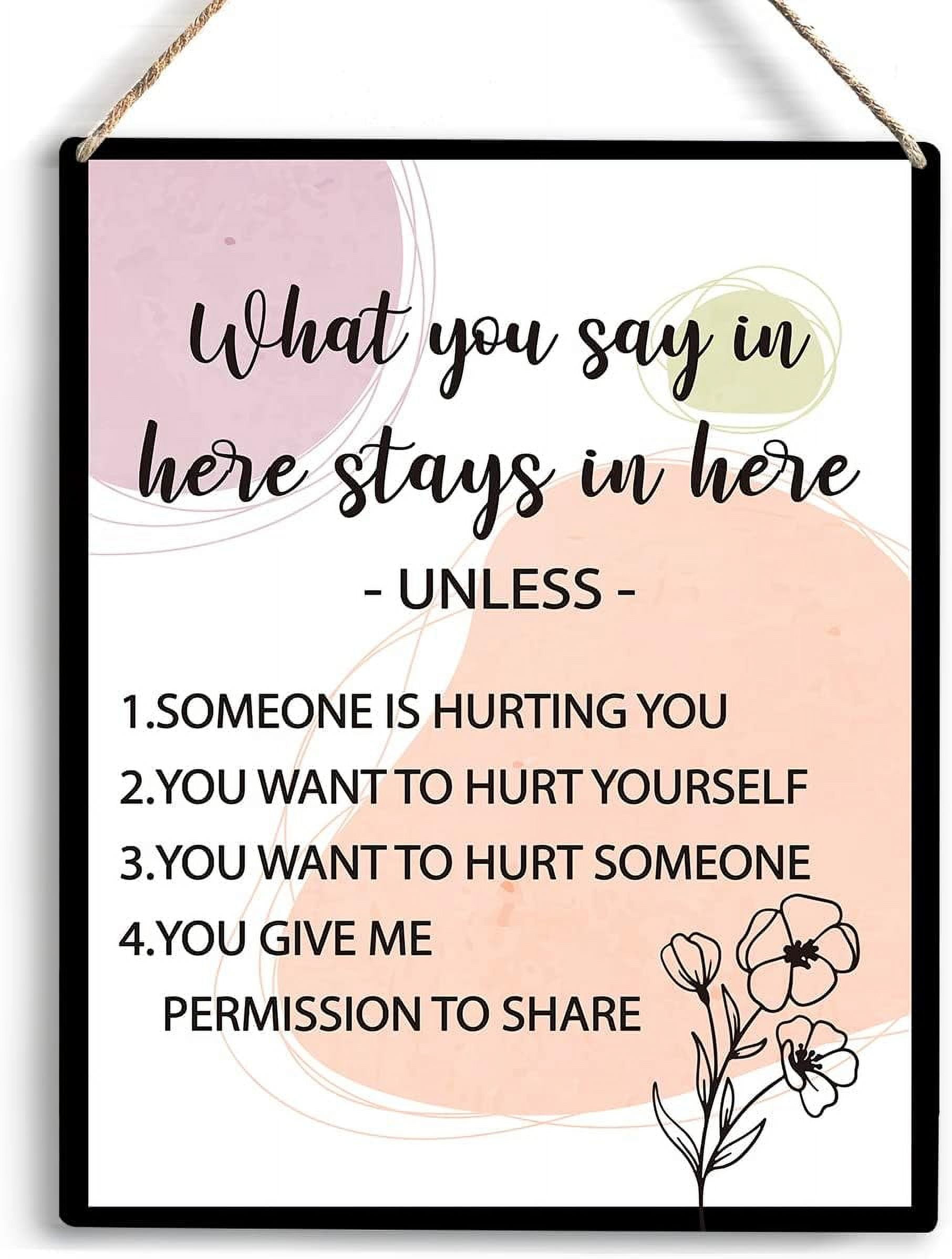 8x10 Inch School Counselor Office Decor Therapy Office Decor What You ...