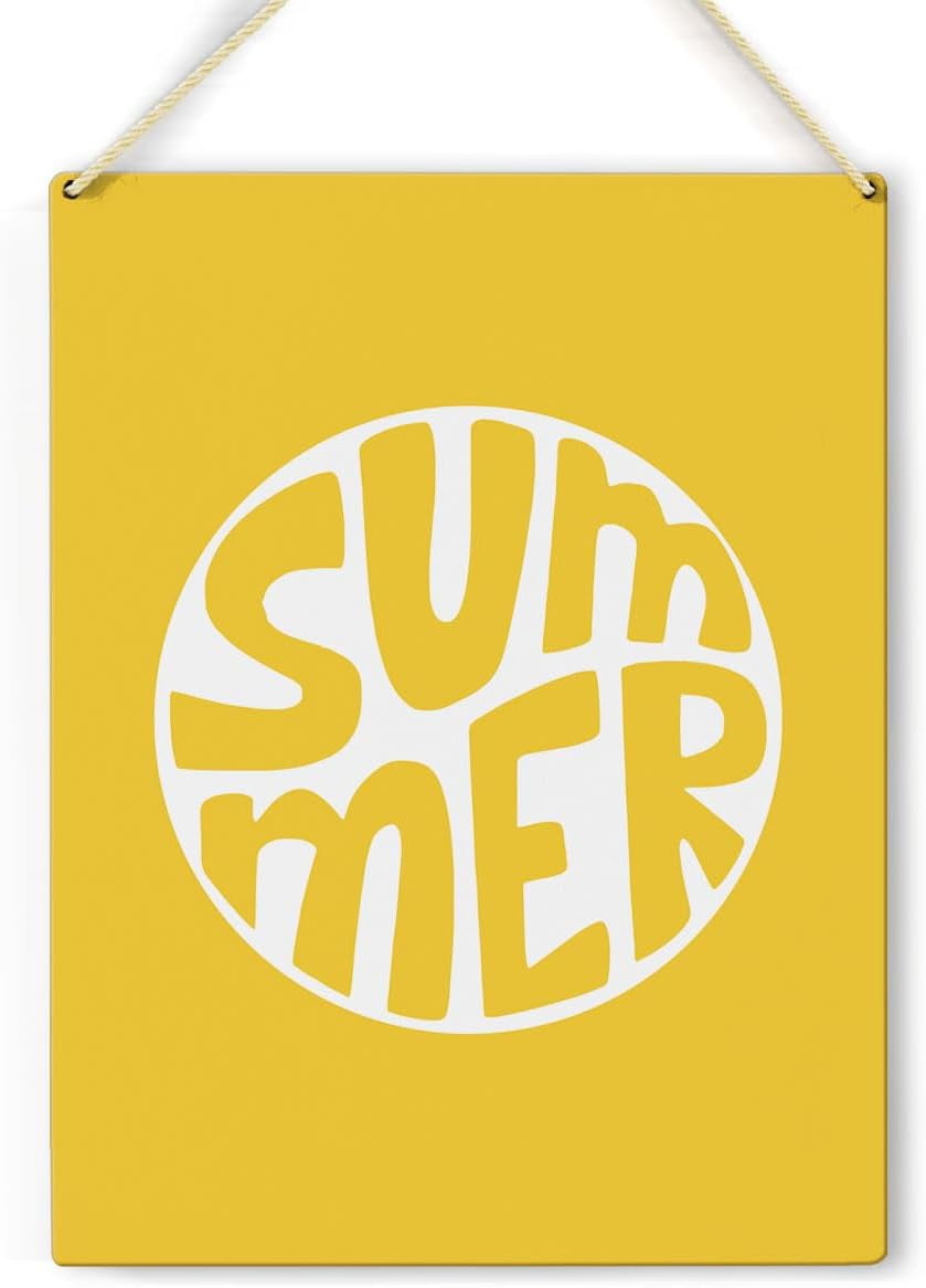 8x10 Inch Summer Decor, Summer Decorations For Home Office Door Decor ...