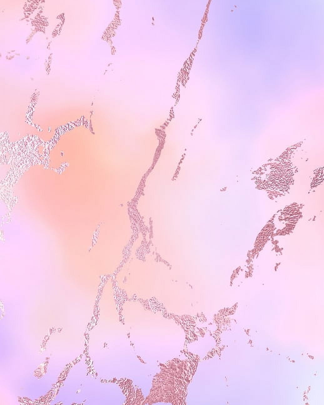 8x10 Lined Softcover Notebook: Shimmering Marble Pastel Composition ...