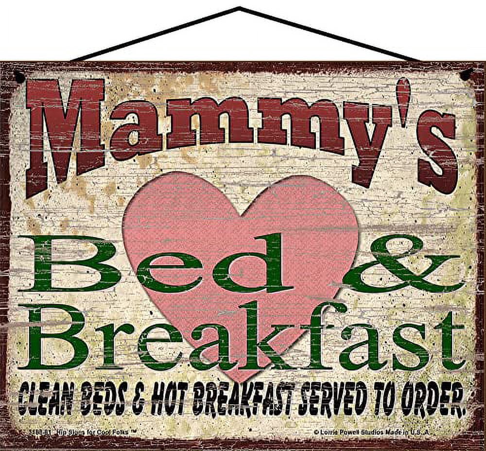 8x10 Mammy's Bed and Breakfast Vintage Style Sign for Grandma - Mother ...