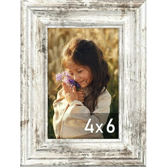 8x10 Photo Frame, Retro Wood Texture Frame with PS Front for Vertical ...