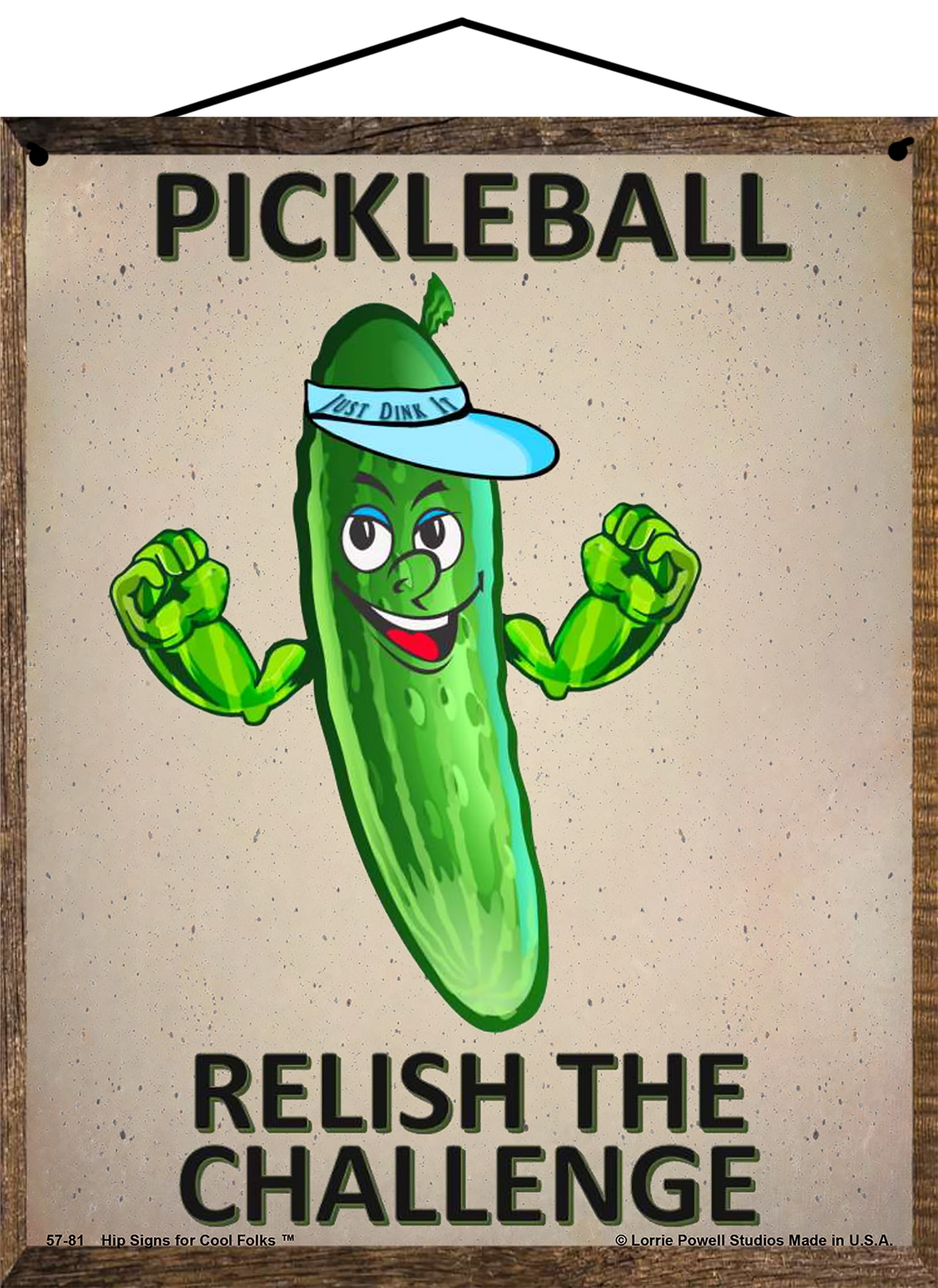8x10 Pickleball Relish The Challenge Vintage Style Sign, Gift for ...