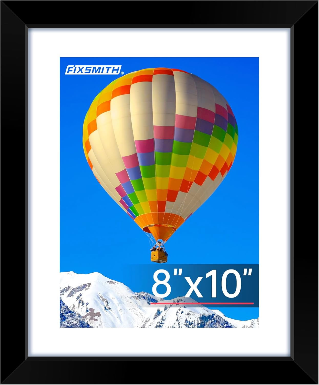 8x10 Picture Frame, Black Photo Frame with HD Plexiglass, Display ...