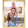 8x10 Picture Frame Gold, 8 by 10 Thin Photo Frame for Wall Tabletop ...
