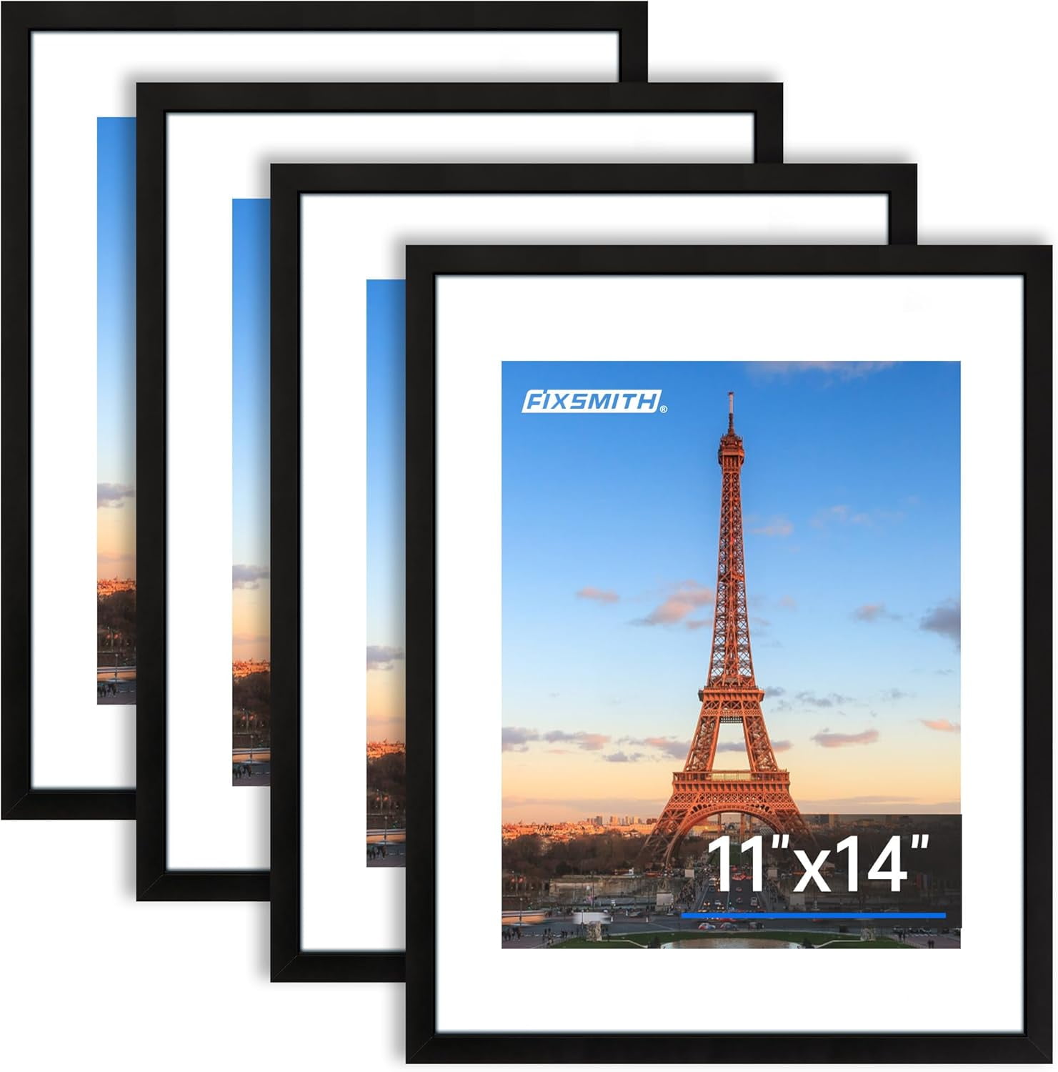 8x10 Picture Frame Set of 2, Photo Frame with HD Plexiglass, Display ...