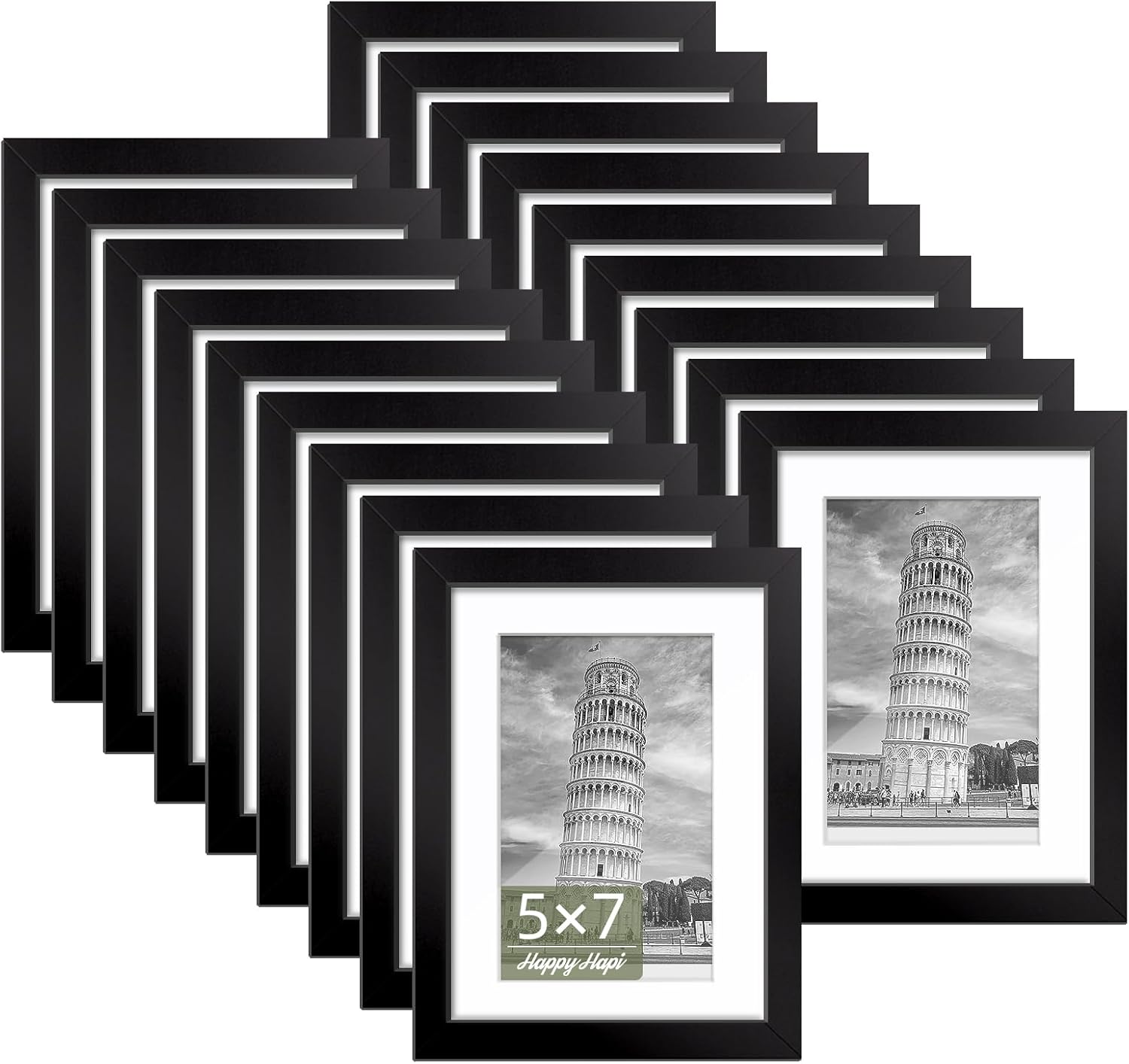 8x10 Picture Frame Set of 6, 8x10 White Picture Frame Display Pictures ...