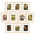 8x10 Picture Frame Set Of 10 Display Pictures 5x7 With Mat Or Without ...