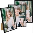 8x10 Picture Frame Set of 3, Made of High Definition Glass for 8 x 10 ...