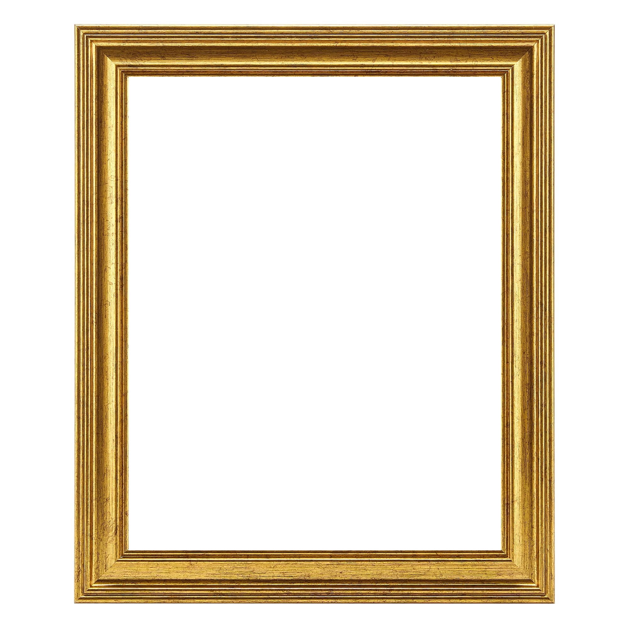 8x10 Picture Frame, Vintage Gold Frame For 5x7 Photo With Mat, que ...
