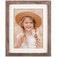 8x10 Picture Frame Wood Display Picture 6x8 with Mat or 8x10 without ...