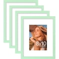 8x10 Picture Frames Set of 4, Display Pictures 5x7 with Mat or 8x10 ...