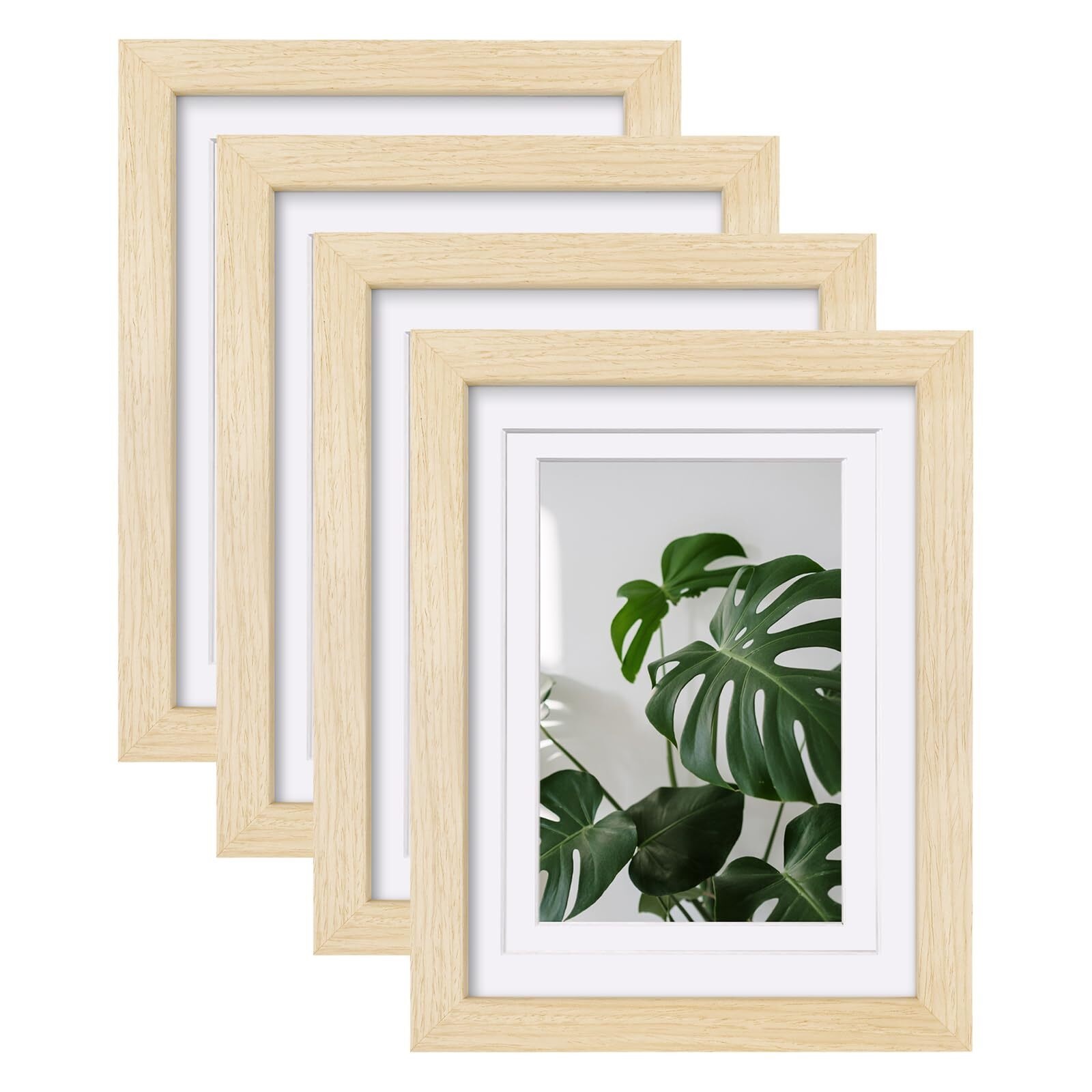 8x10 Frame 8x10 Picture Frames Set Of 4 - Rustic Brown Desktop & Wall ...