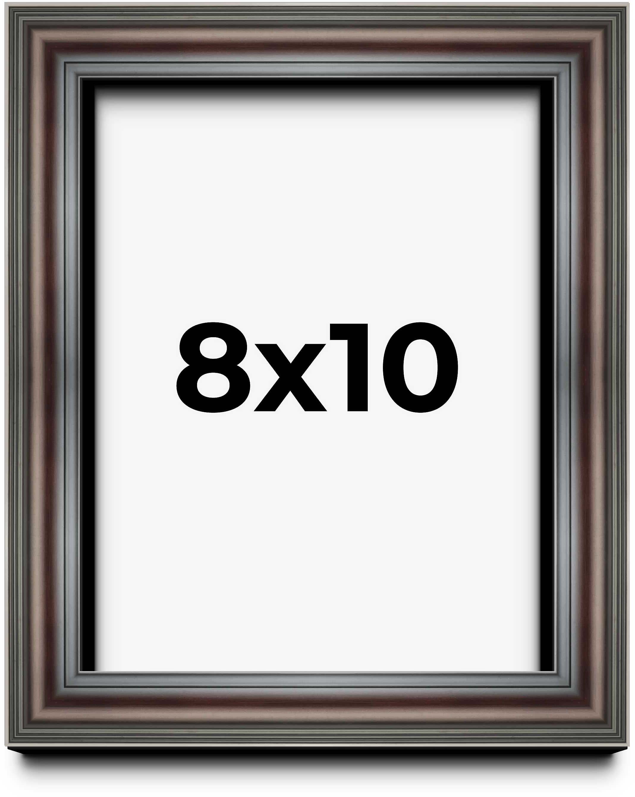 8x10 Shadow Box Frame Brown Cherry | 2.625 Inches Deep Pine Wood ...
