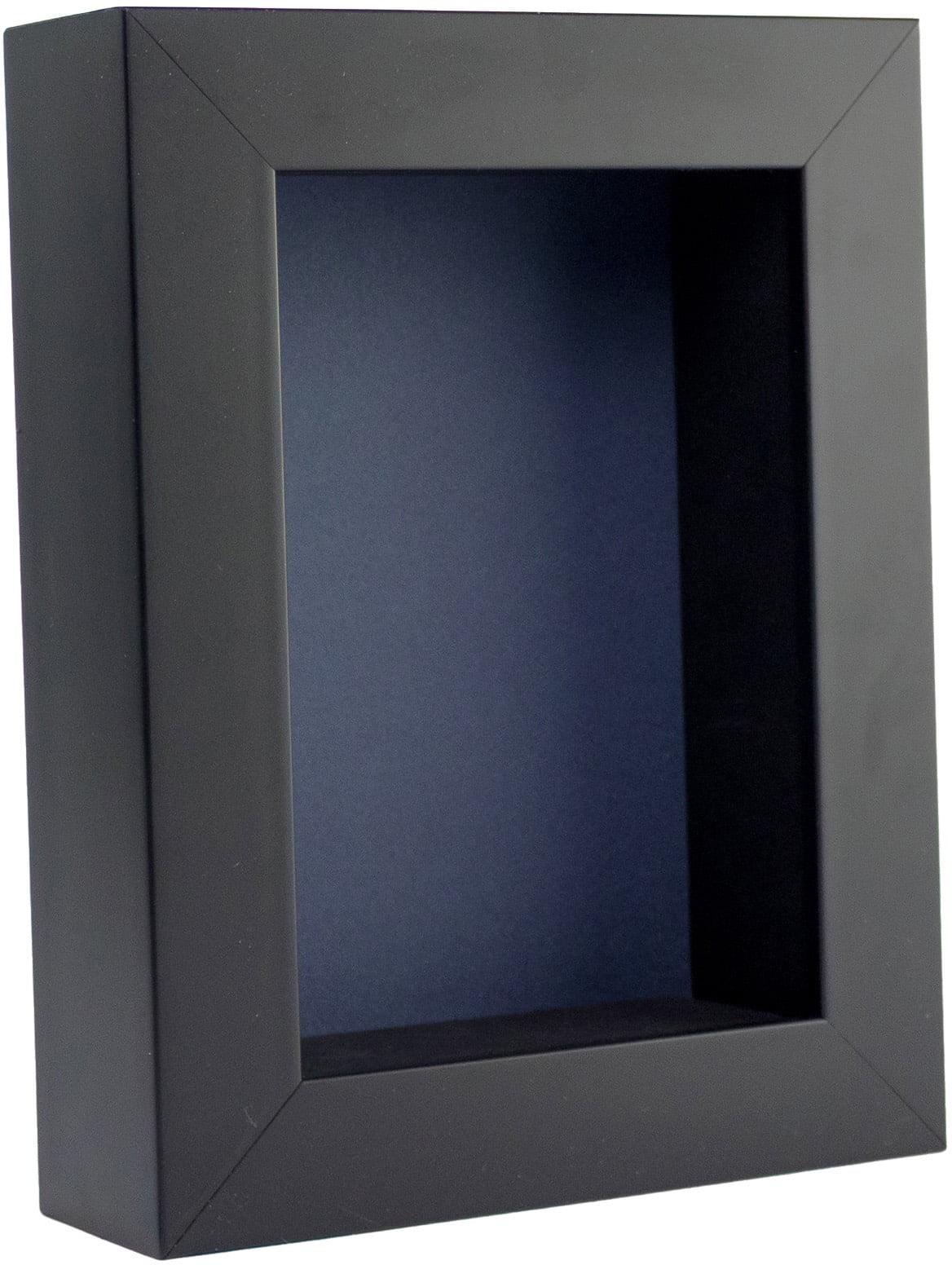 8x10 Shadow Box Frame In Black With A 1 3/4" Usable Depth Includes Navy ...