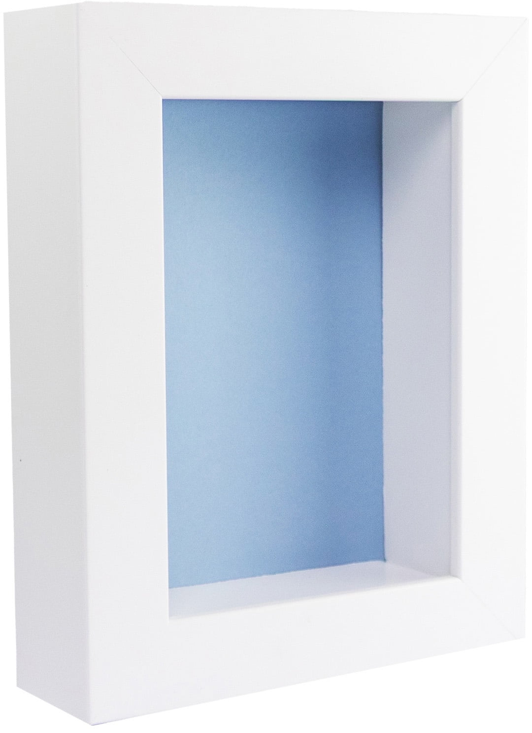 8x10 Shadow Box Frame In White With A 1 3/4" Usable Depth Includes Baby ...