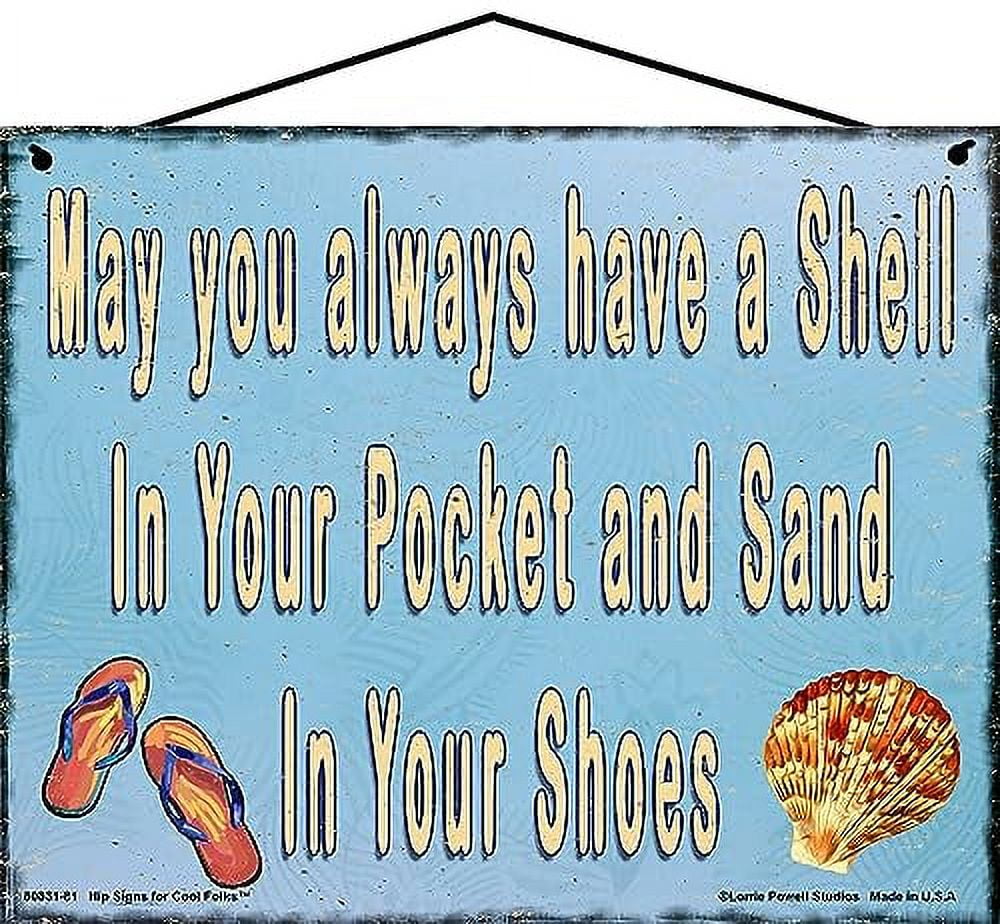 8x10 Vintage Style Inspirational Beach Themed Sign - May You Always ...