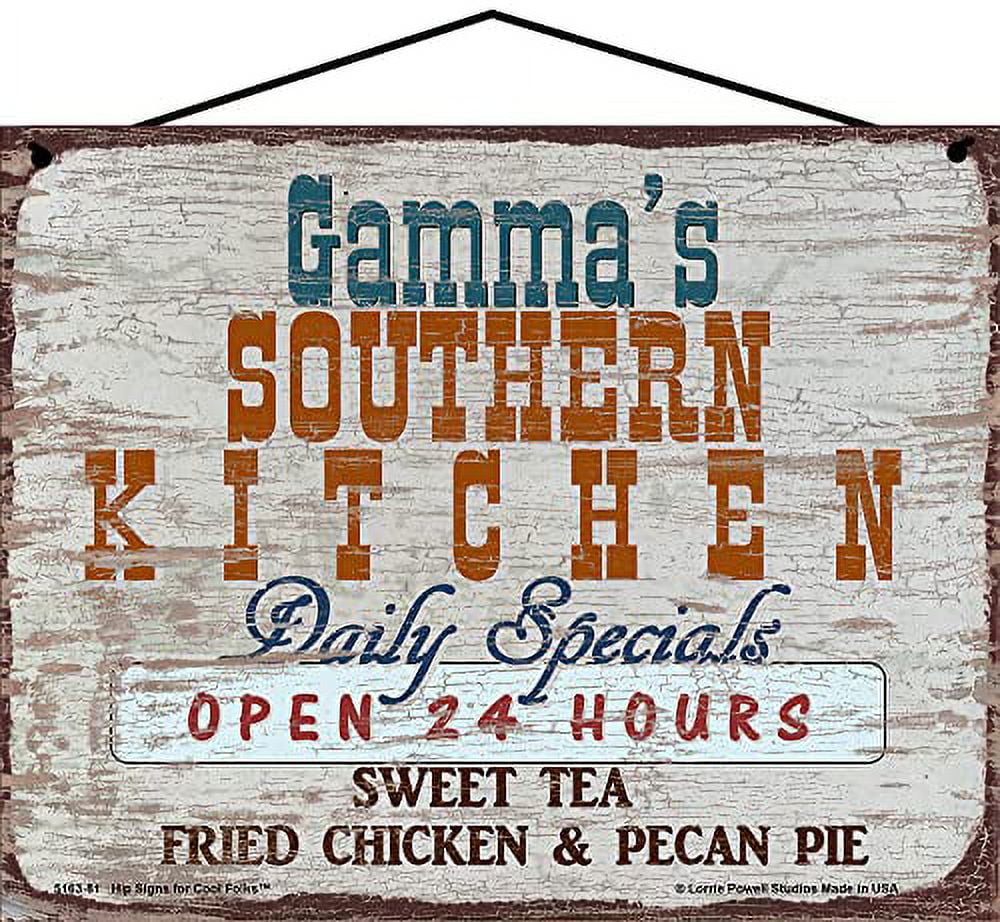 8x10 Vintage Style Southern Kitchen Sign: "Gamma's Southern Kitchen ...