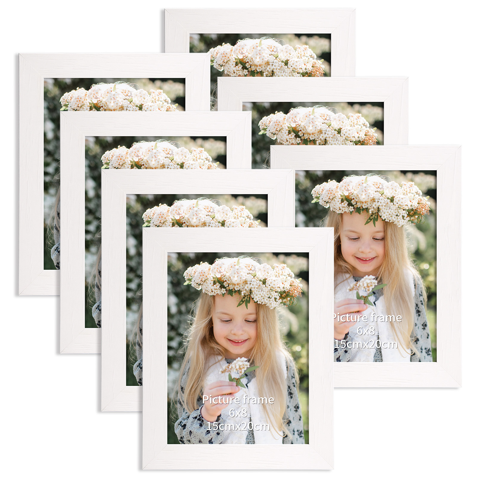 Gallery Perfect 5 x 7, 8 x 10 White Gallery Wall Frame (9 Count ...