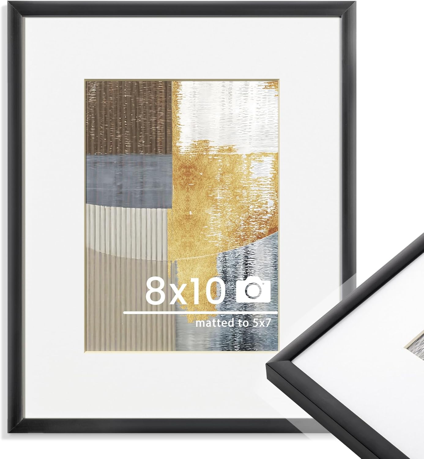 8x10 inch Black Aluminum Gallery Wall Frame - Set of 1 - Walmart.com
