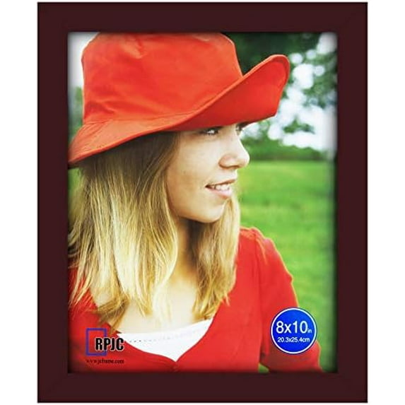 8x10 inch Picture Frame Made of Solid Wood High Definition Glass for ...