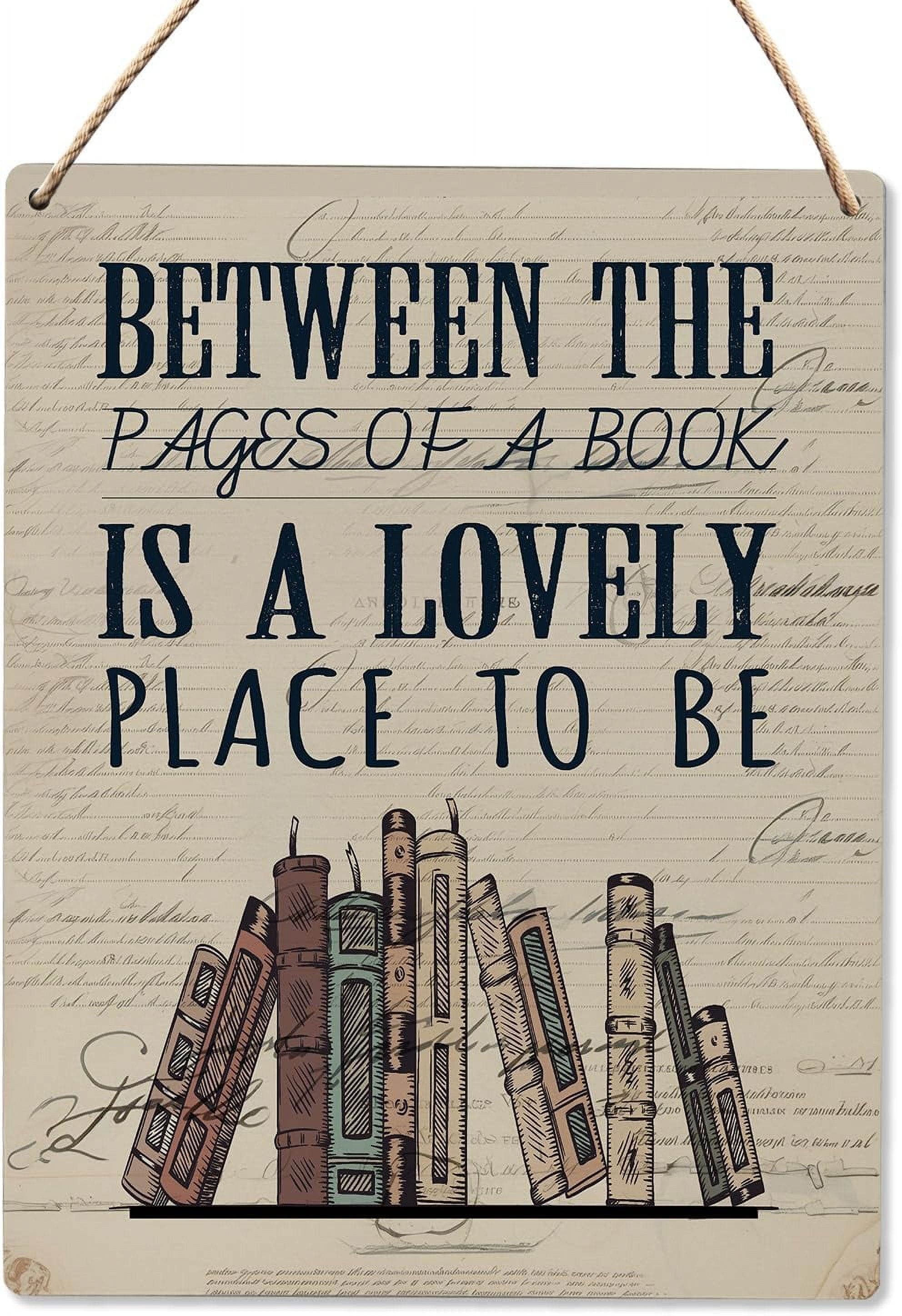 8x10 inch Vintage Reading Corner Decor,Between the Pages of a Book is a ...