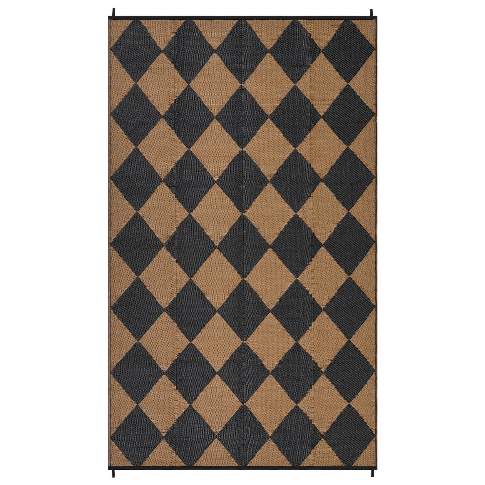 8x10ft Reversible Outdoor Plastic Straw Rug – Waterproof Collapsible ...