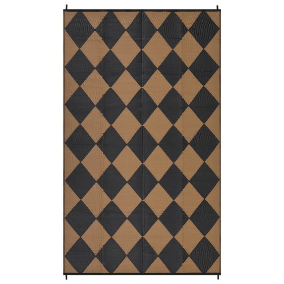 8x10ft Reversible Outdoor Plastic Straw Rug – Waterproof Collapsible ...