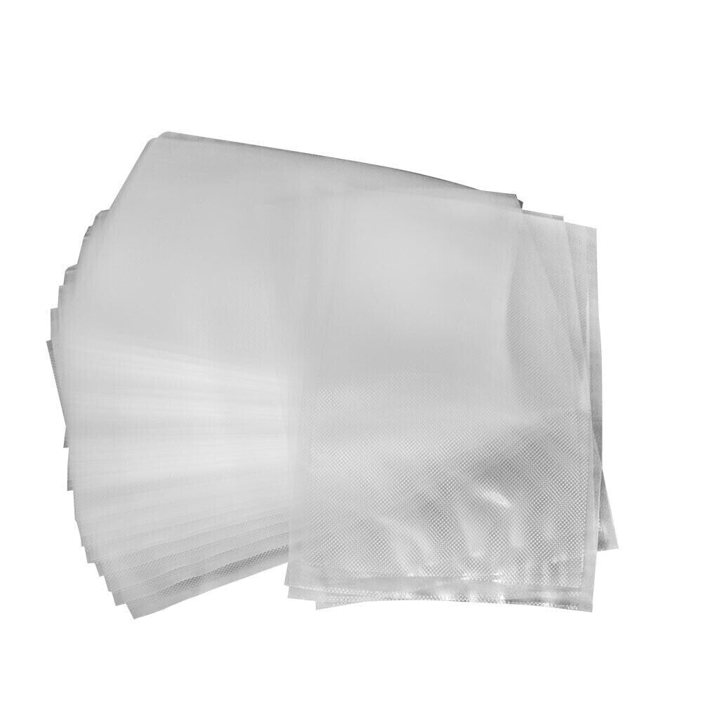 8x12 / 6x10 Quart Vacuum Embossed Sealer Bags Kitchen Food Saver Meal ...